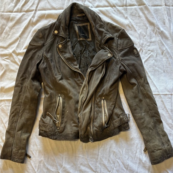 mauritius | Jackets & Coats | Womens Brown Leather Jacket | Poshmark